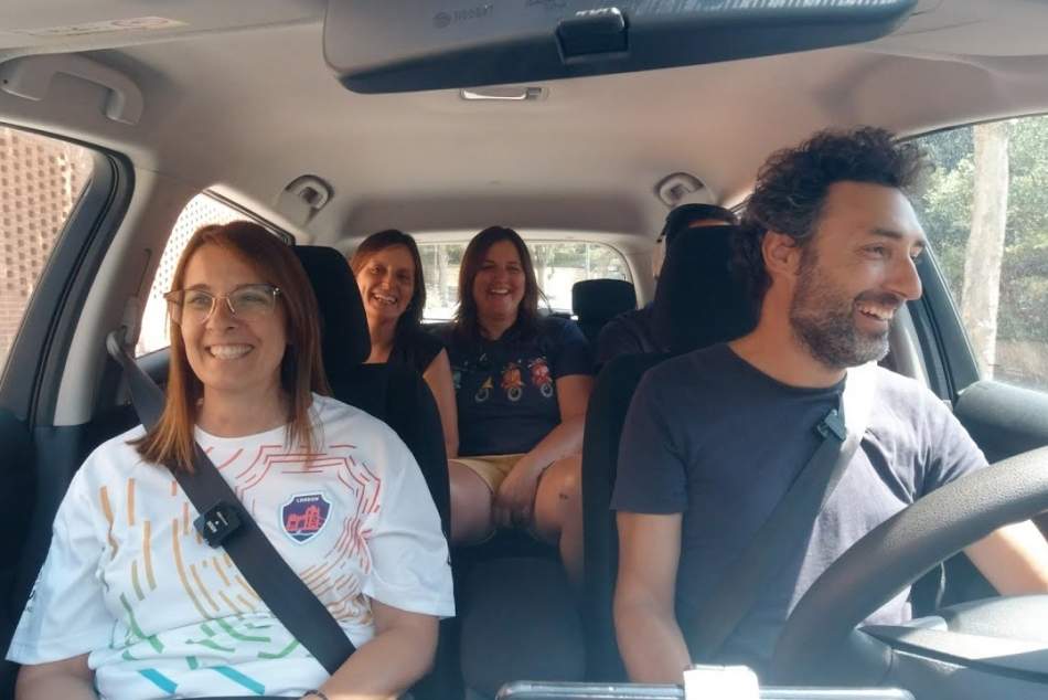 Fem un rondo al kM12 amb Susana Vallejo, Gina Paul i Èlia...