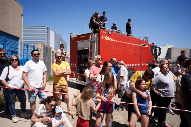 Els bombers bufen 40 espelmes